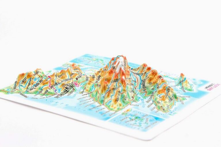 Scotland Raised Relief Map, Souvenir size – mapagents