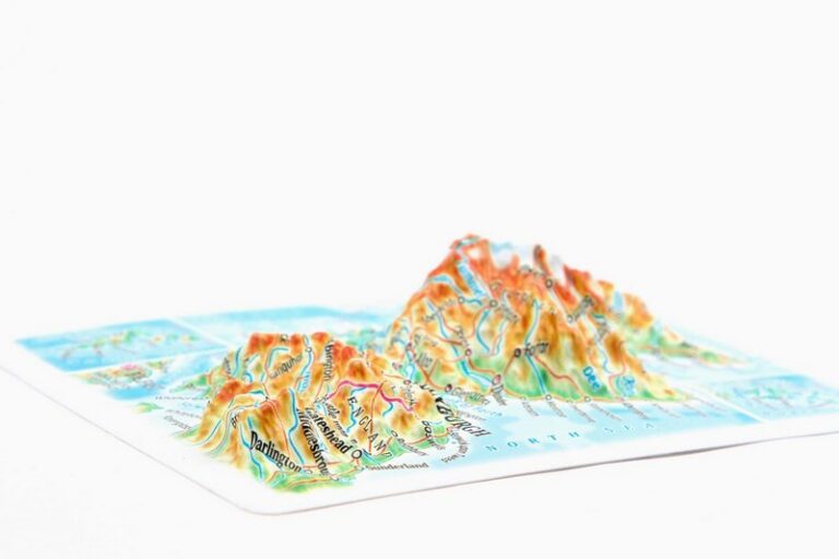 Scotland Raised Relief Map, Souvenir size – mapagents